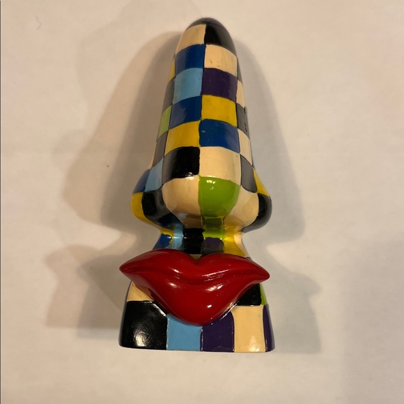 Art | Picassos Nose Eye Glasses Stand Checkered | Poshmark